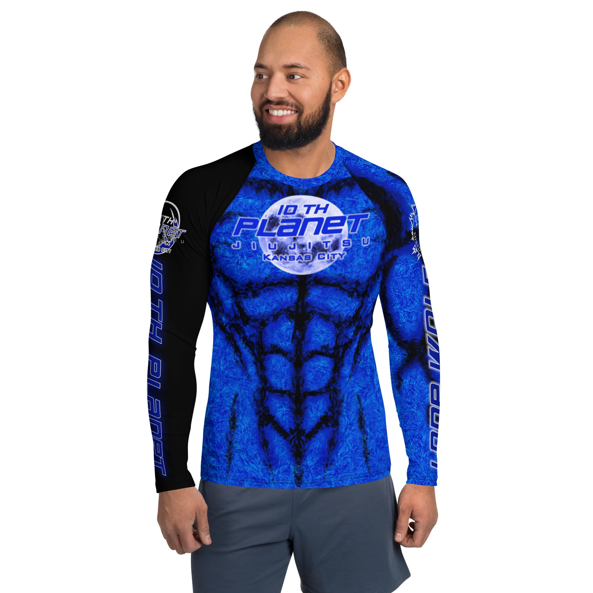 Werewolf Blue Belt 10th Planet KC Ranked Rash Guard – Jit Head