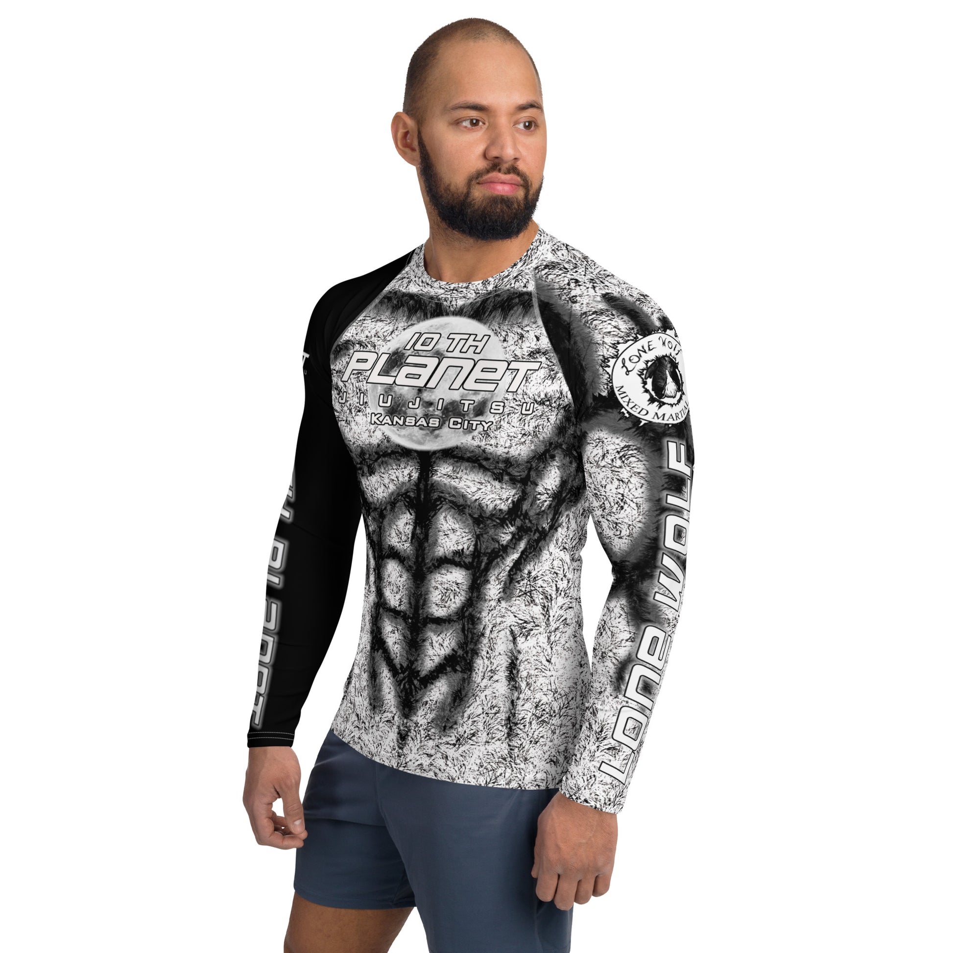Werewolf White Belt 10th Planet KC Ranked Rash Guard – Jit Head